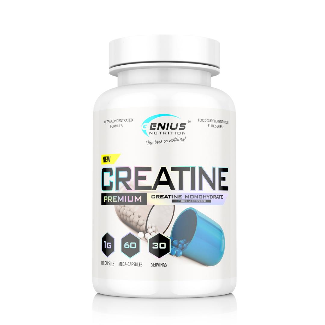 GENIUS NUTRITION CREATINE 60 MEGA CAPS/30 SERV – NUTRiBEAST